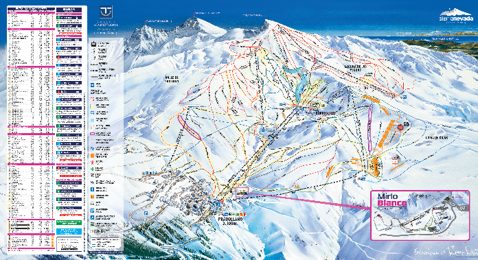 Sierra Nevada - Piste Map | Skiing in Andalucia, southern Spain ...