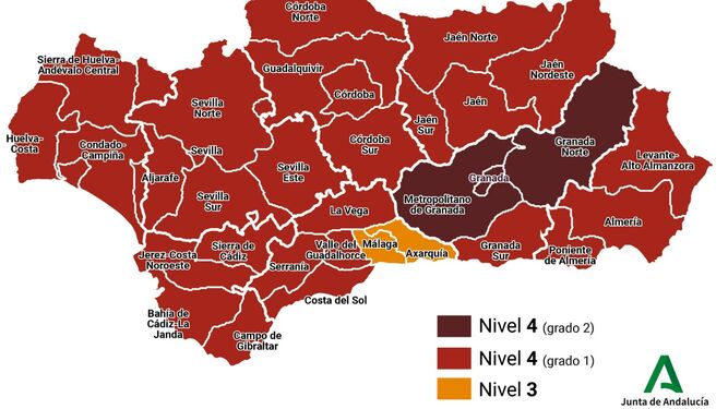 Level 4 of prevention measures | Coronavirus Andalucia | Andalucia.com