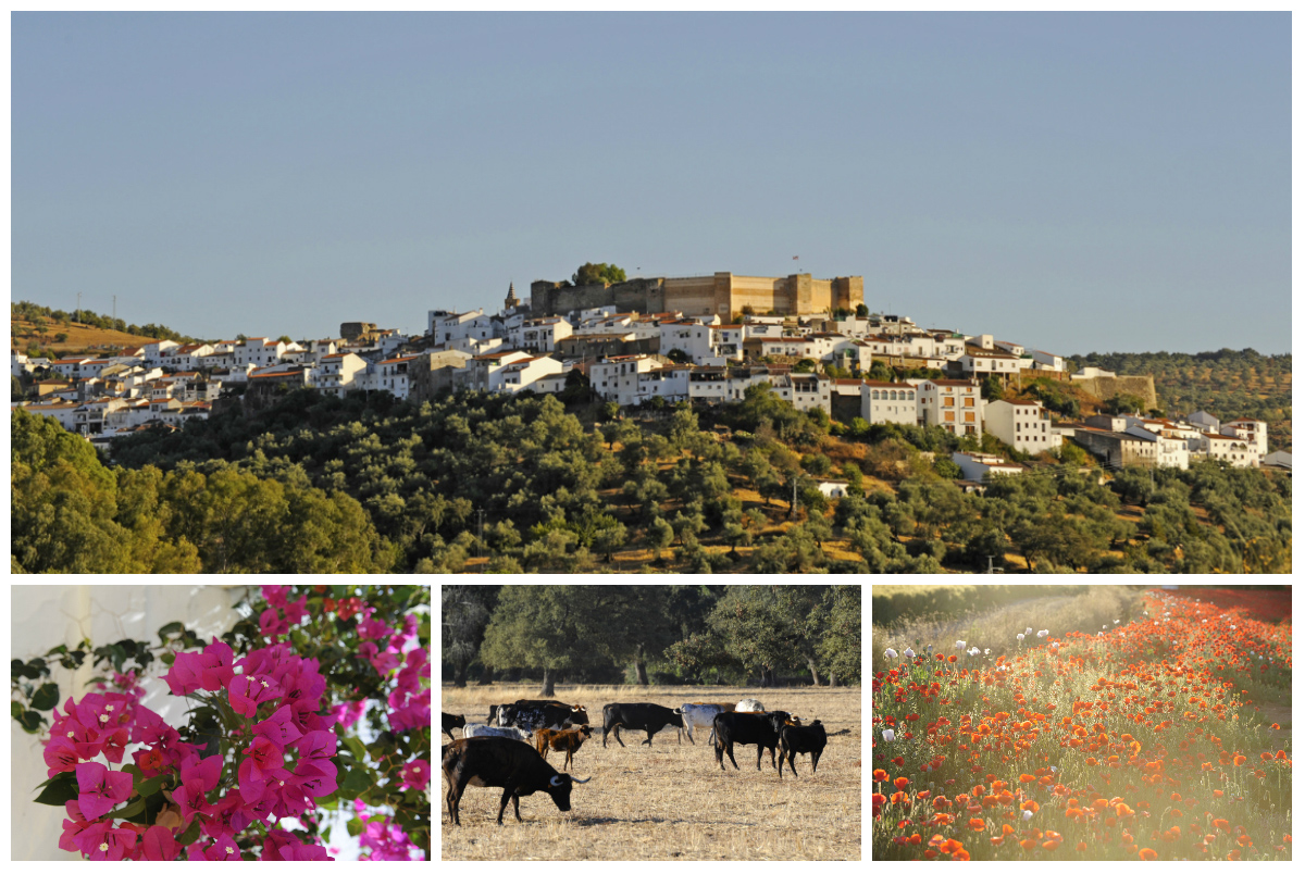Aroche Huelva province, Huelva villages, Andalucía, Southern Spain