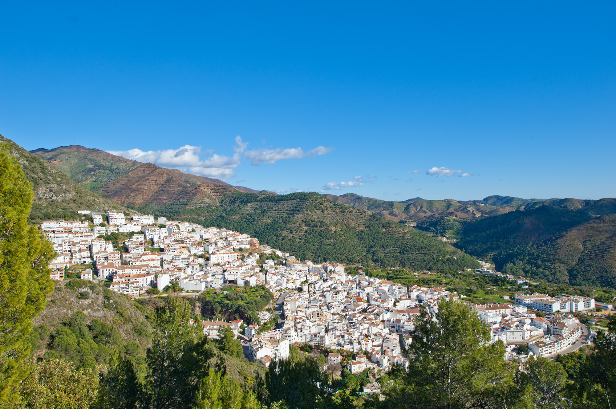 The village of Ojen in the Malaga province, Andalucía, Southern Spain