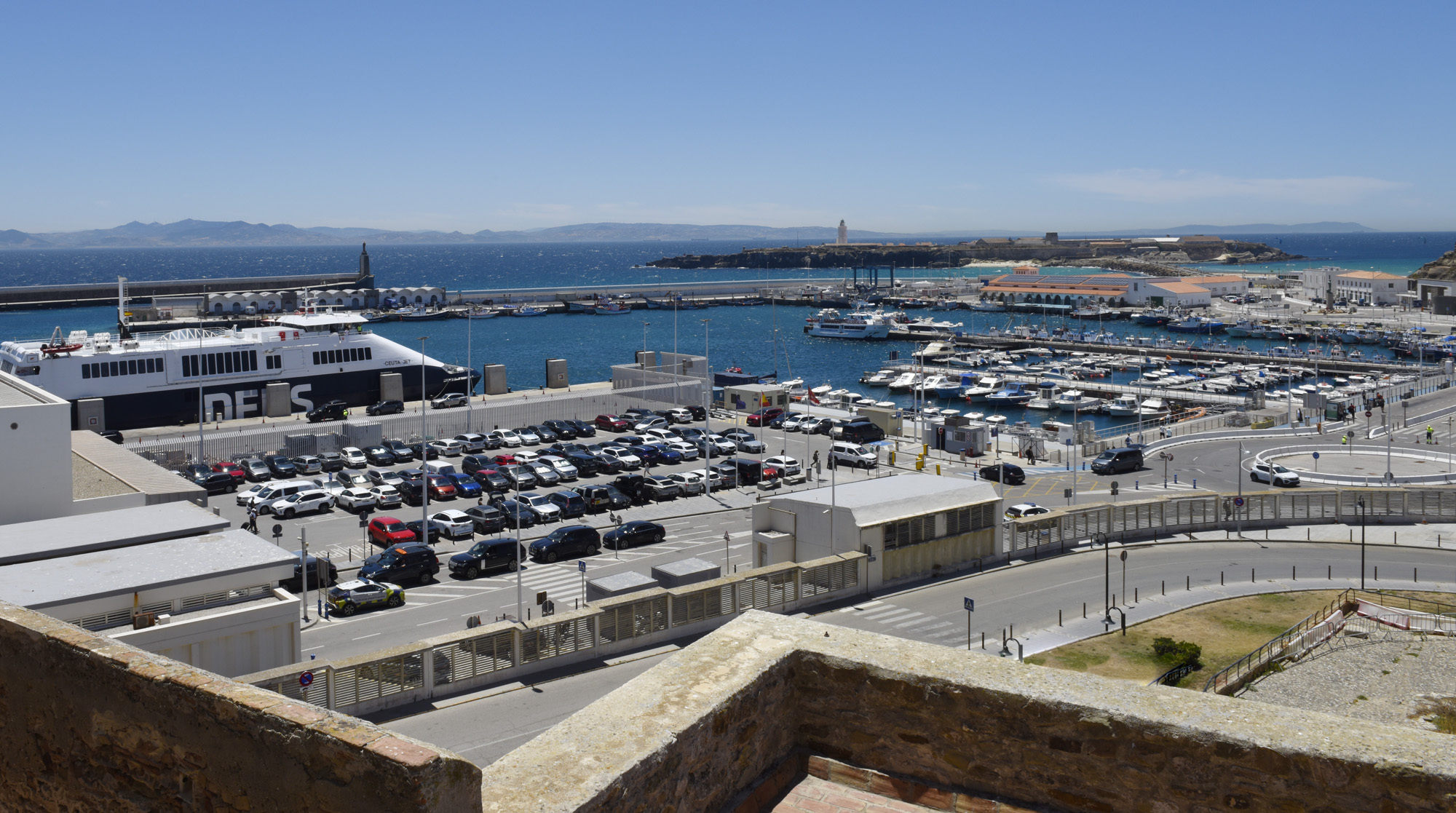 Tarifa Port, Costa de la Luz, Andalucia, Southern Spain