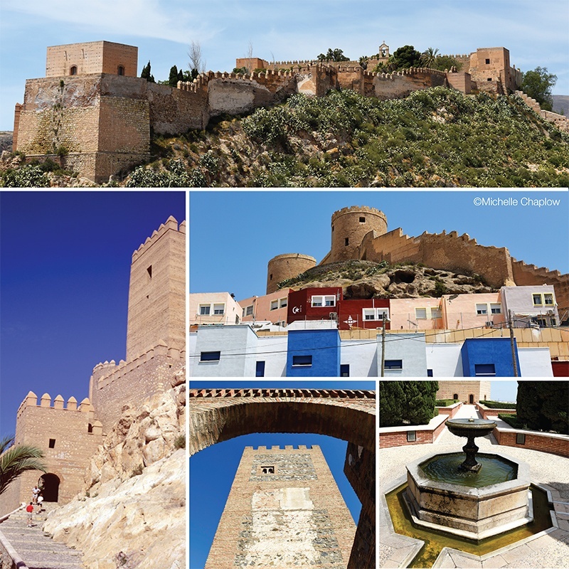 The Alcazaba of Almeria, The City of Almeria Andalucia, Southern Spain